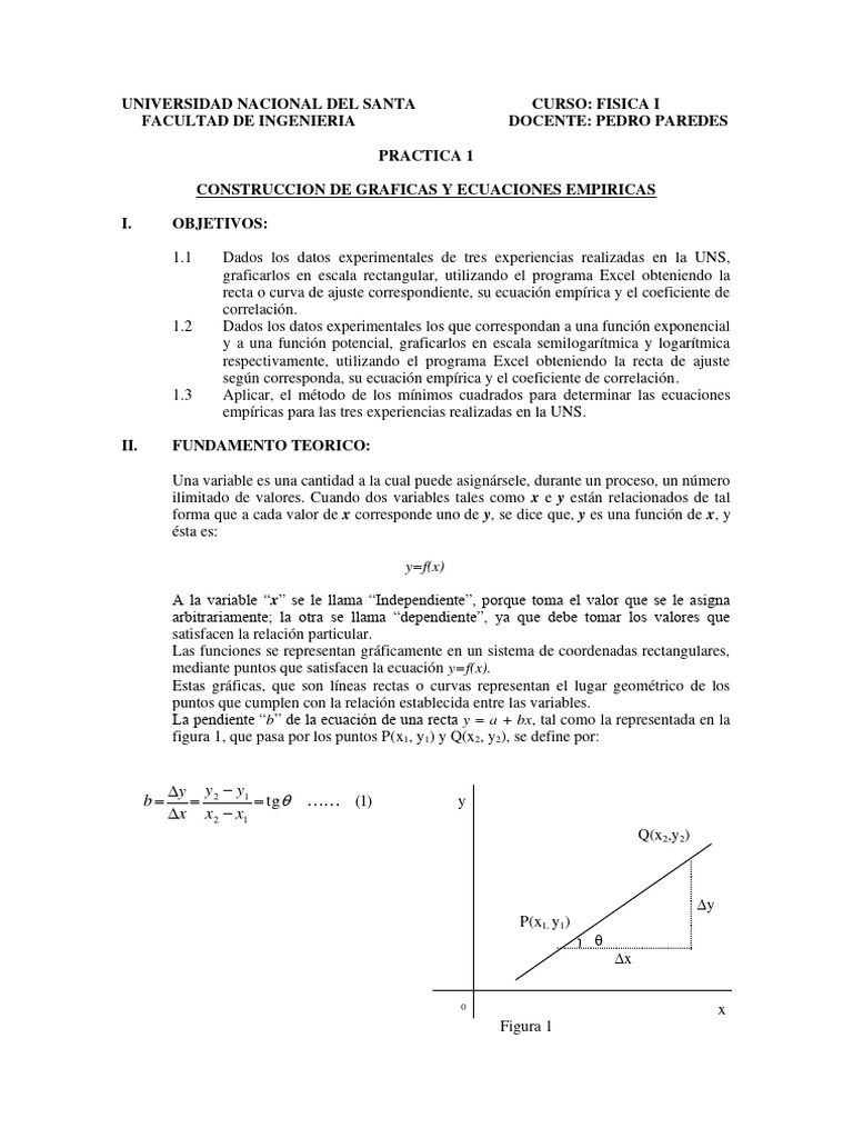 Practica 1 Excel | PDF | Ecuaciones | Variable (Matemáticas)