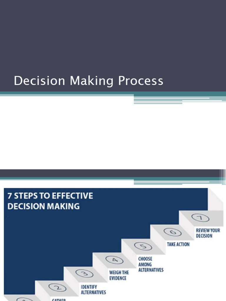 5. Decision Making Process | PDF | Decision Making | Rationality