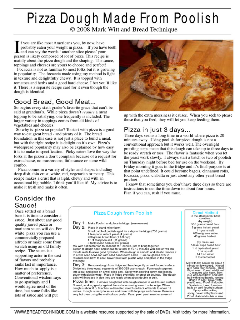 Pizza Online Recipe | PDF | Pizza | Breads