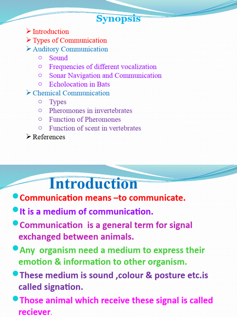 Animal Communication Methods Explained | PDF | Communication | Sound