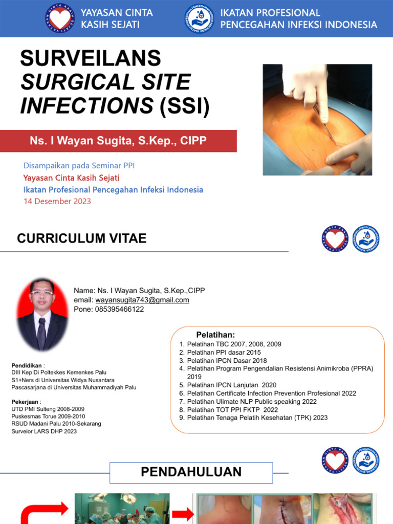 Surveilans Surgical Site Infection (SSI) | PDF