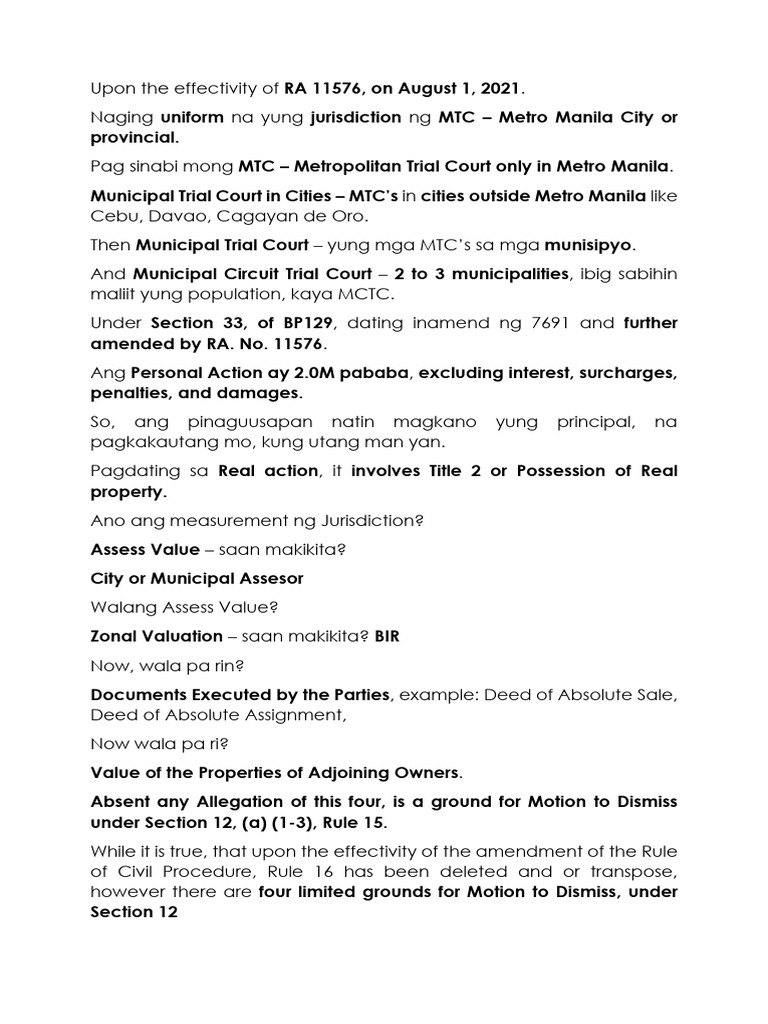 Moya Tree Lecture - Transcript | PDF | Commission On Elections (Philippines) | Appeal