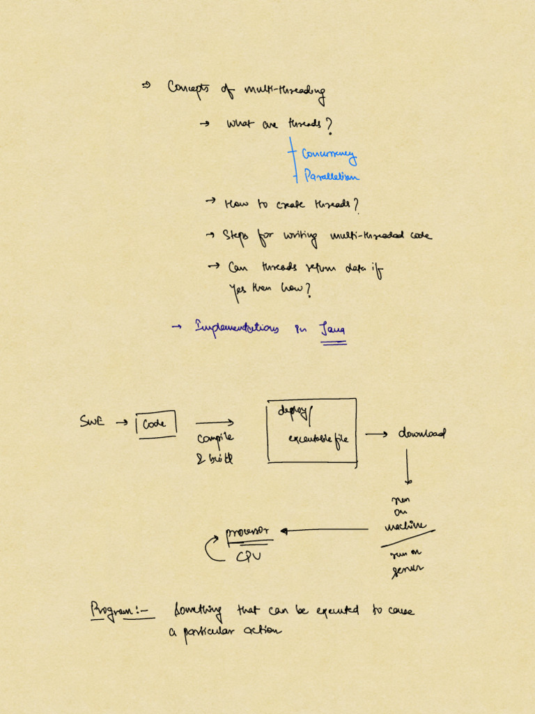 Multi-Threading Concepts and Implementation | PDF