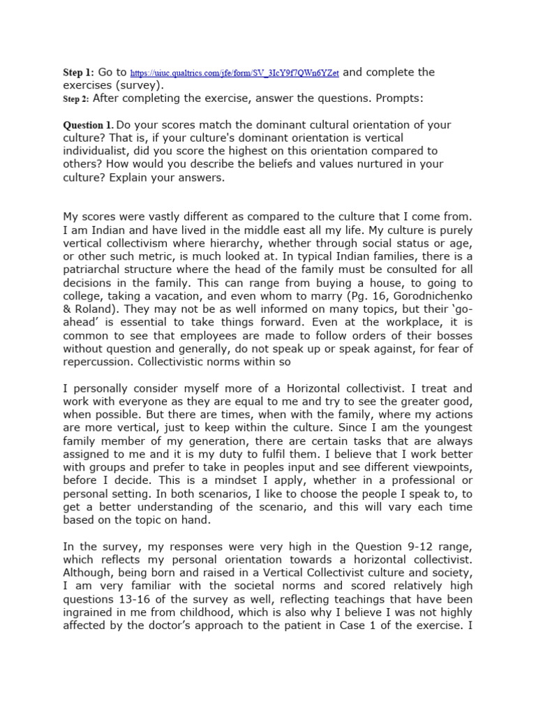 Assignment 1 | PDF | Human Communication | Cognition