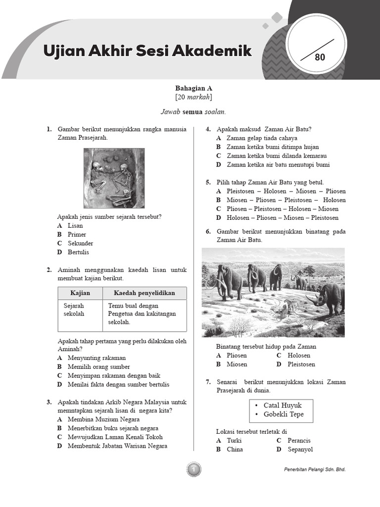 Sejarah Zaman Prasejarah dan Miosen | PDF