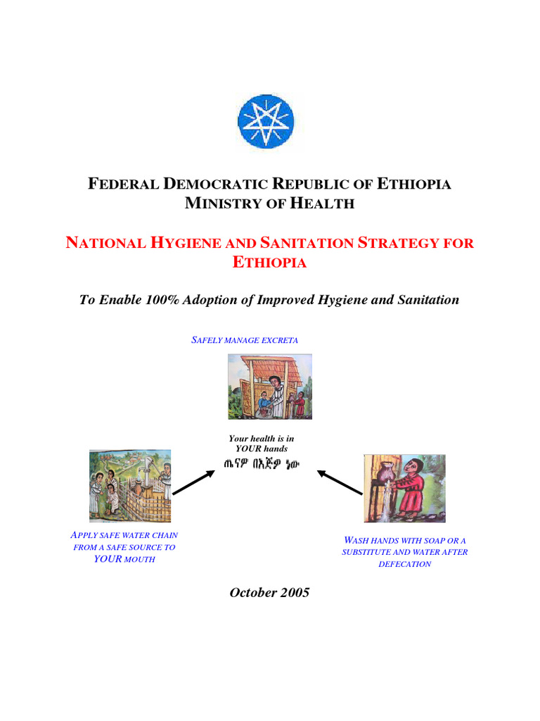 Ethiopia's National Hygiene Strategy | PDF | Sanitation | Wash