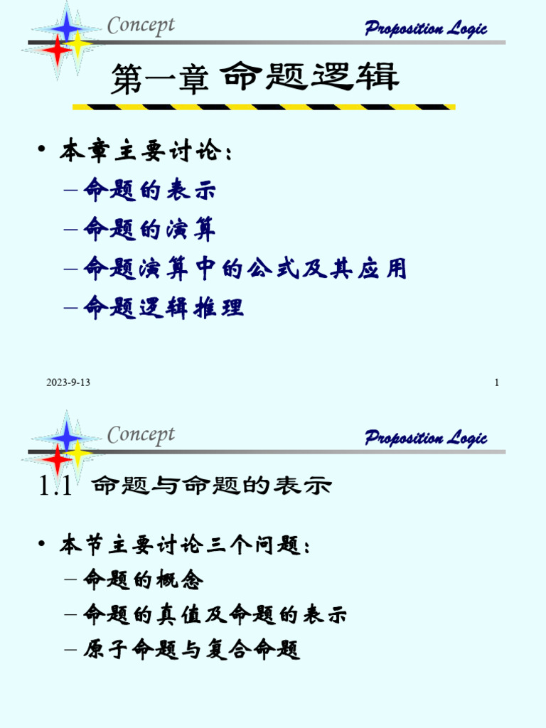 1.proposition Logic | PDF
