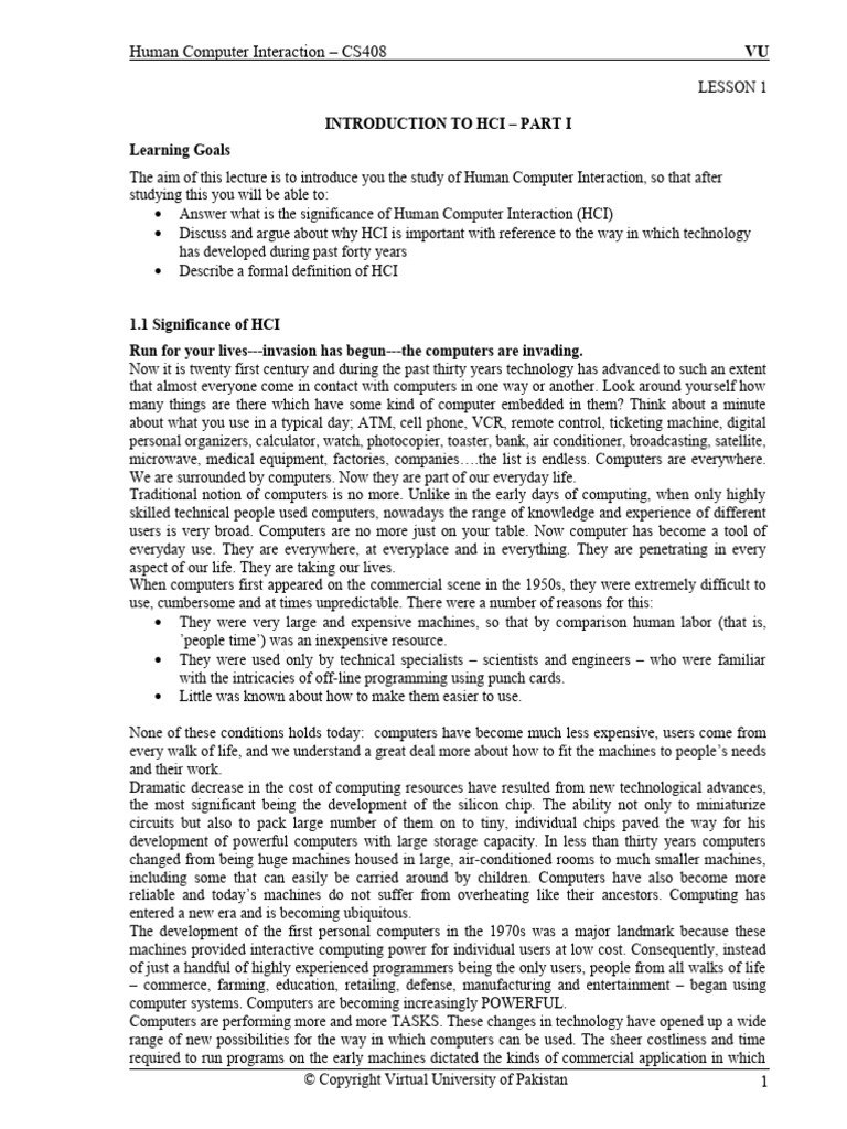 Lesson 01 | PDF | Camera | Human–Computer Interaction