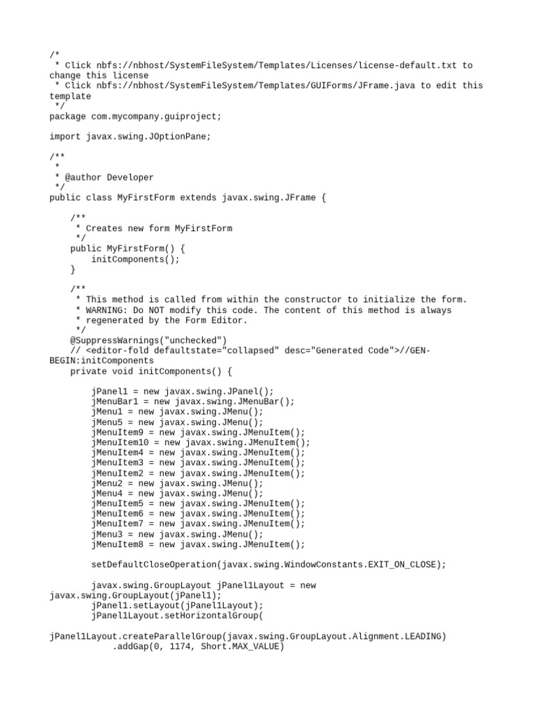 My First Form | PDF | Software Engineering | Programming Paradigms