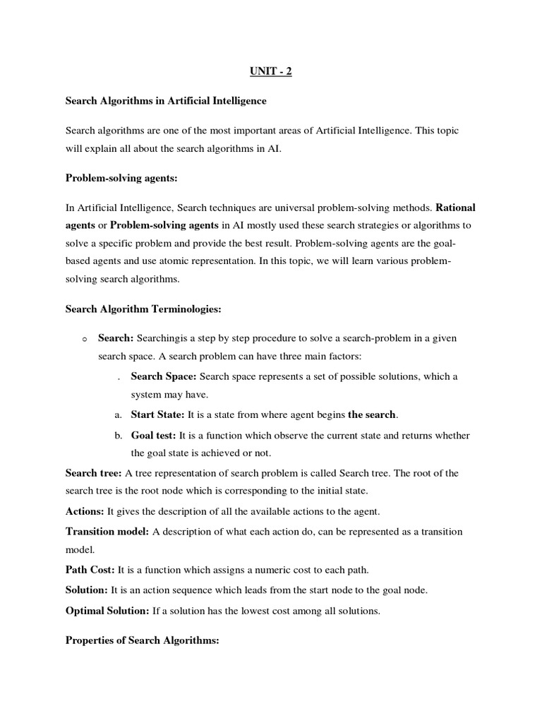 Aies Unit - 2 | PDF | Computer Science | Combinatorics
