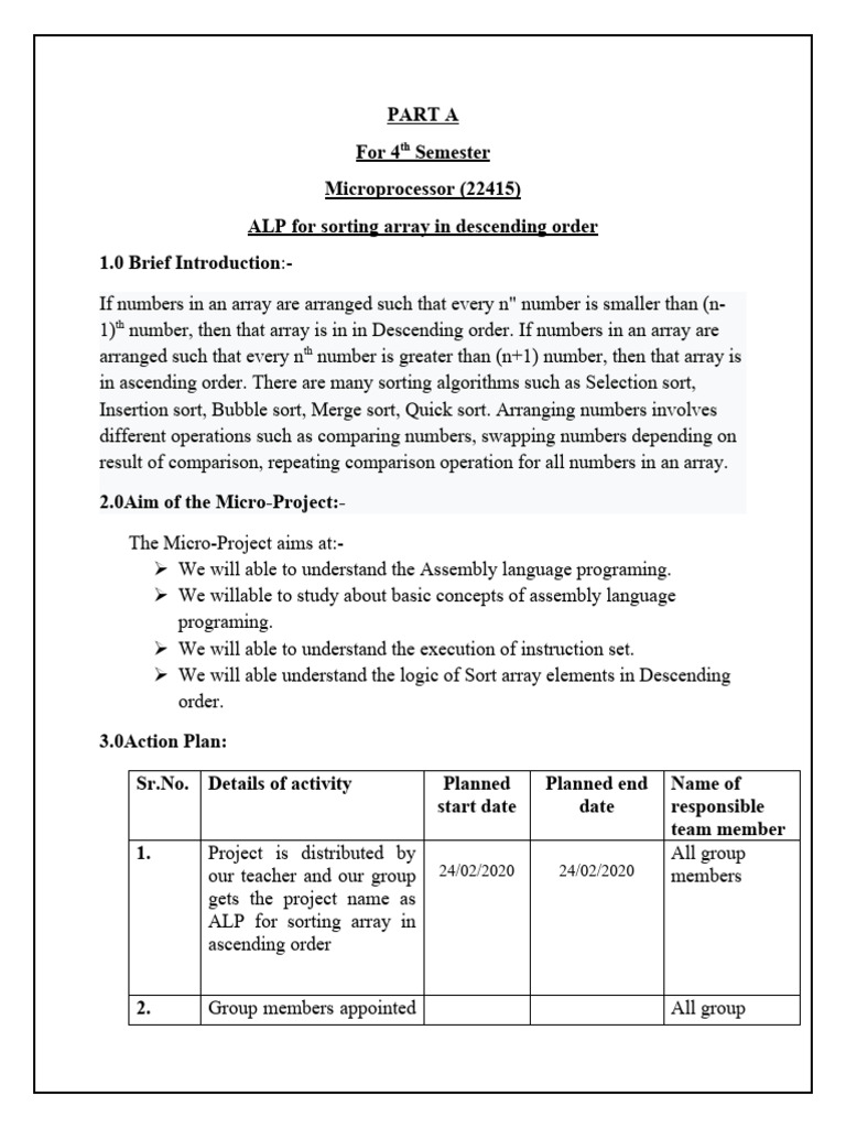 Micro 8086 Proposal | PDF | Algorithms | Computer Engineering