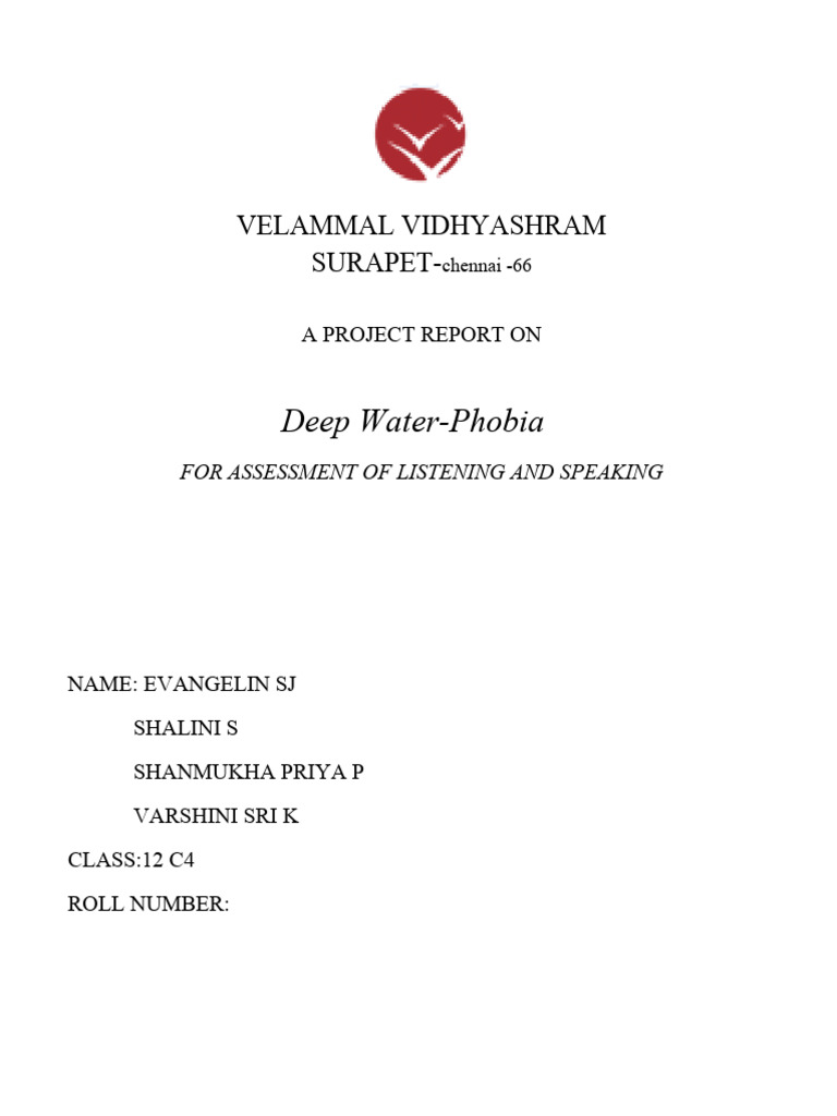 Grade 12 English Project Cover Page | PDF