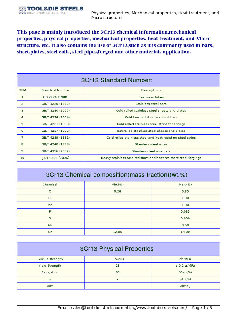 3 CR 13 | PDF | Rolling (Metalworking) | Pipe (Fluid Conveyance)