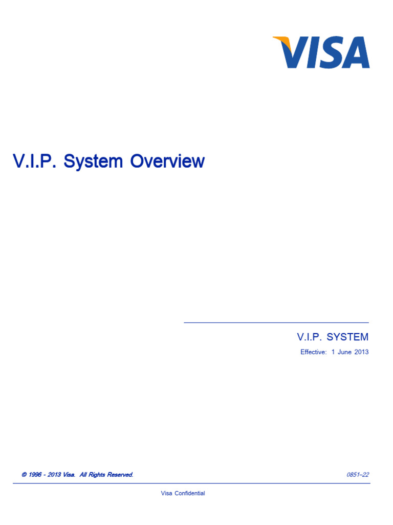 01 v.I.P. System Overview 0851 | PDF | Non Disclosure Agreement | Computing