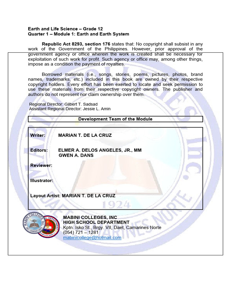 Reviewer For Earth Science | PDF | Universe | Stars