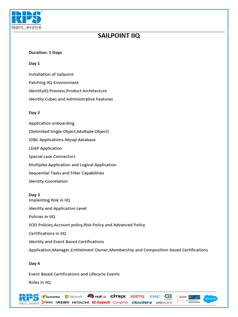 Sailpoint IIQ - Content-Revised | PDF