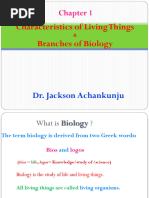 Introduction To Biology Full Notes | PDF | Biology | Organisms
