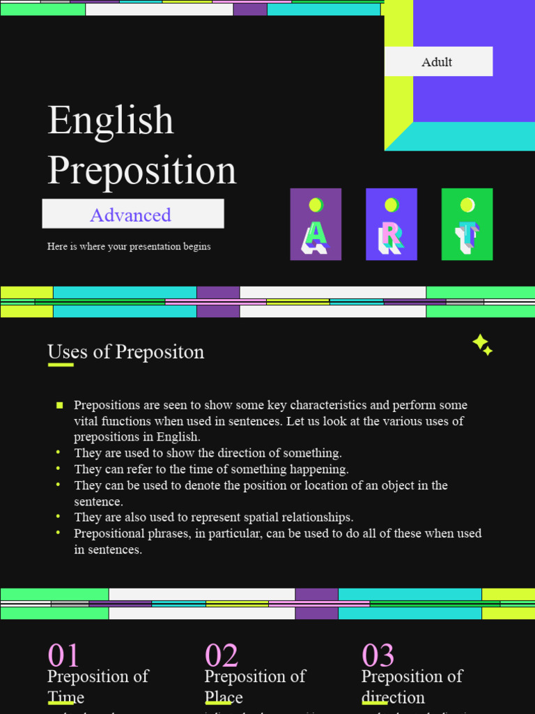 Advanced Prepositon | PDF | Preposition And Postposition | Human ...