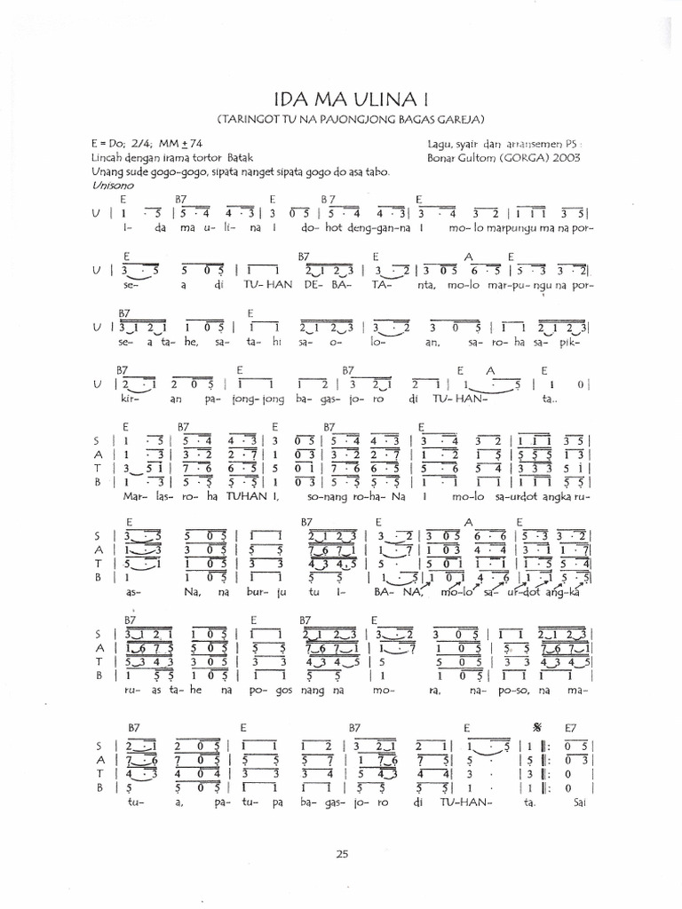 Ida Ma Ulina I | PDF