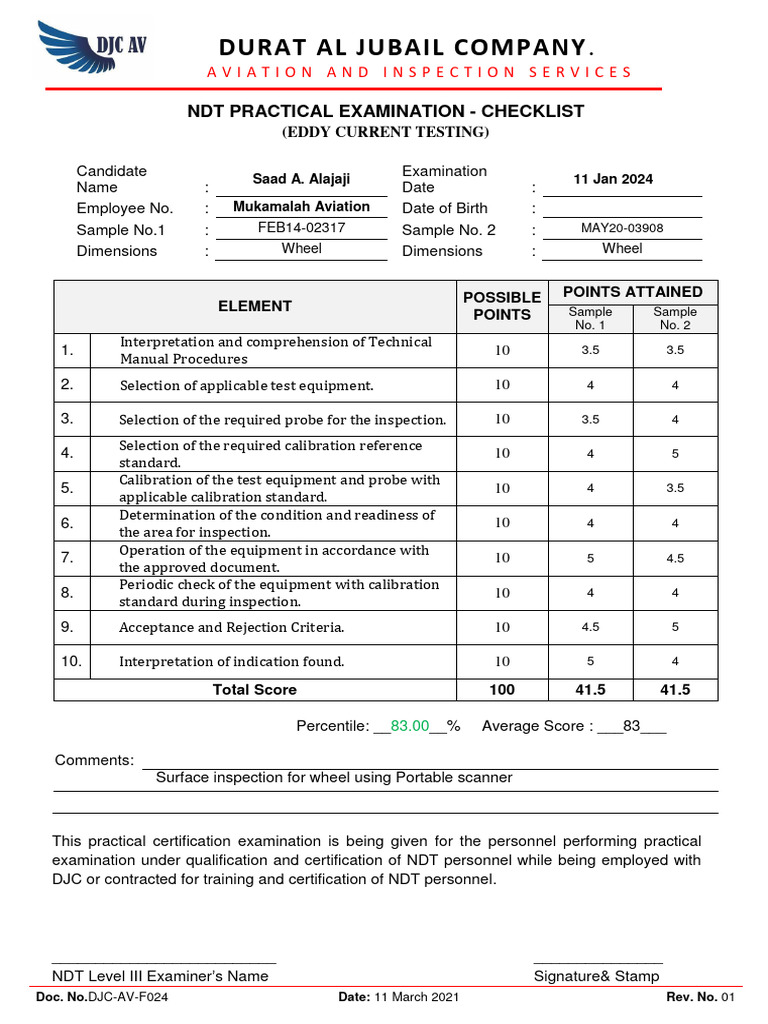 NDT Forms MT | PDF | Nondestructive Testing