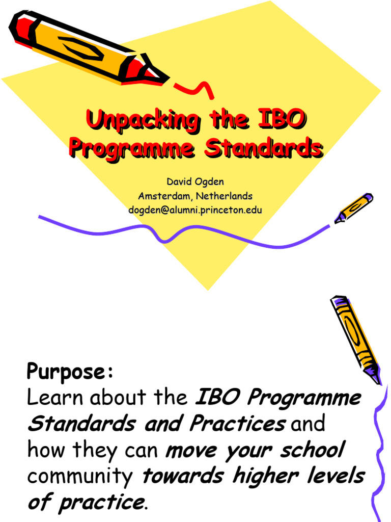 Unpackingthe IBOProgramme Standards | PDF | Educational Assessment ...