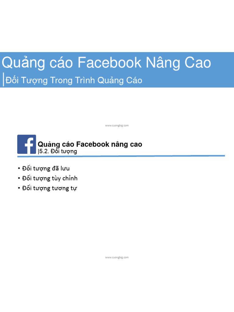 5-Quang cao facebook nang cao | PDF