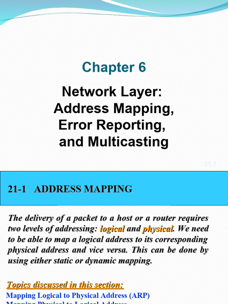 Lecture 6 - Networ Protocols | PDF | Internet Protocols | Ip Address
