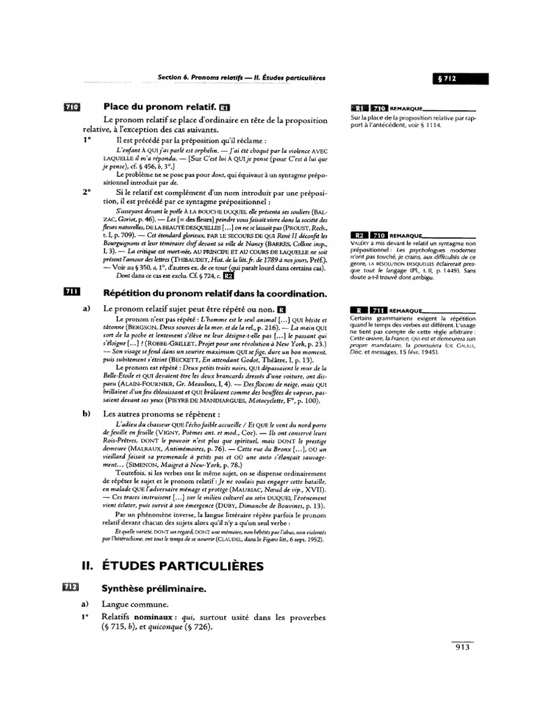 Le Bon Usage第五部分 | PDF