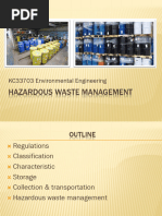 SW409 Waste Handling Procedure | PDF | Waste | Water