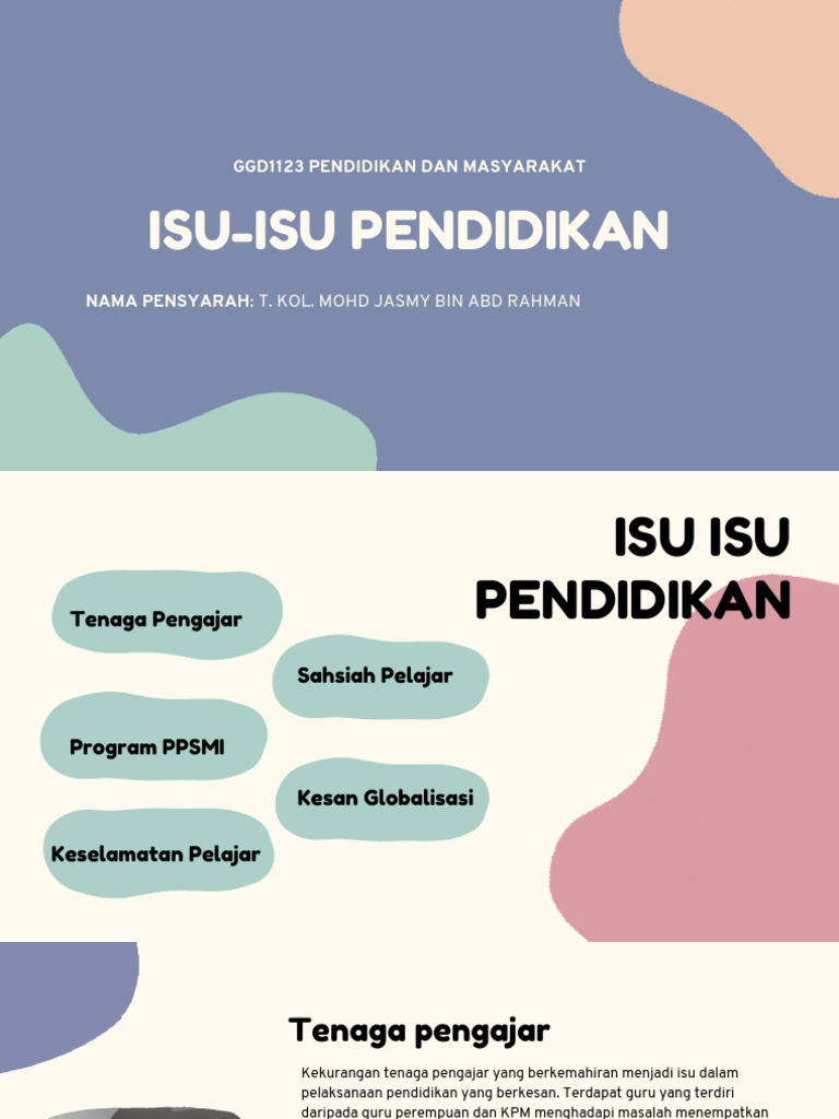 ISU ISU PENDIDIKAN | PDF