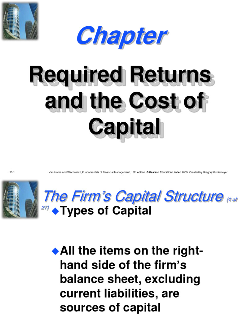 Cost of Capital Structure | PDF | Cost Of Capital | Capital Structure