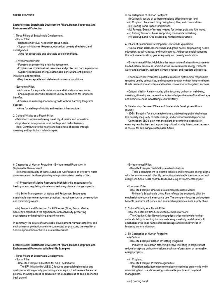 Pad350 Chapter 5 | PDF | Sustainability | Sustainable Development