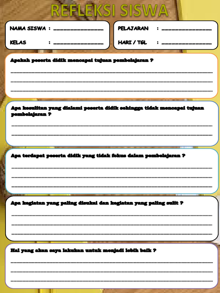 Refleksi Siswa Siklus 2 | PDF