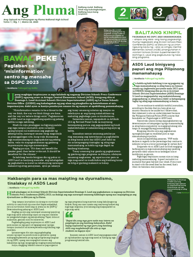 Ang Pluma Collab Filipino | PDF