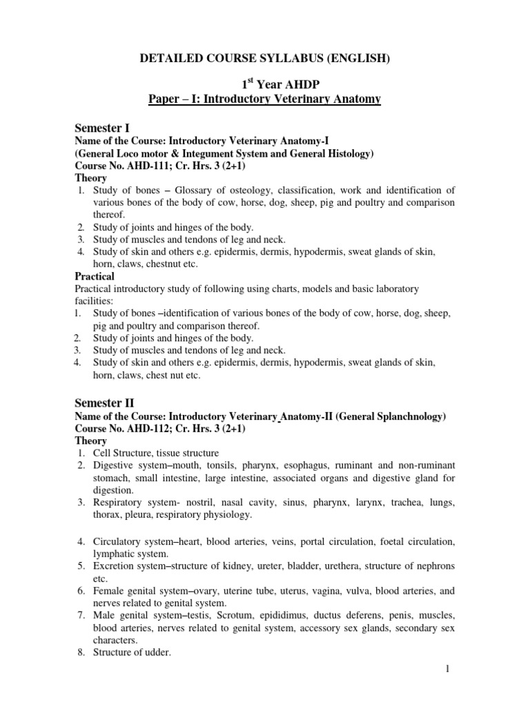 Syllabus Ahdp 2 | PDF | Human Body | Digestion