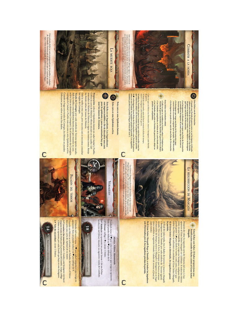 Tarjeta de Misión Trasera Runebound Vínculos Inquebrantables | PDF