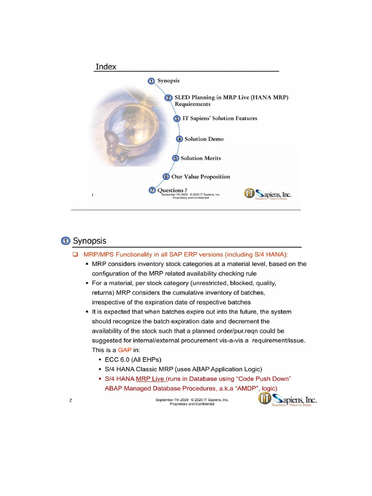 Shelf Life Planning in SAP S4 HANA - MRP Live | PDF