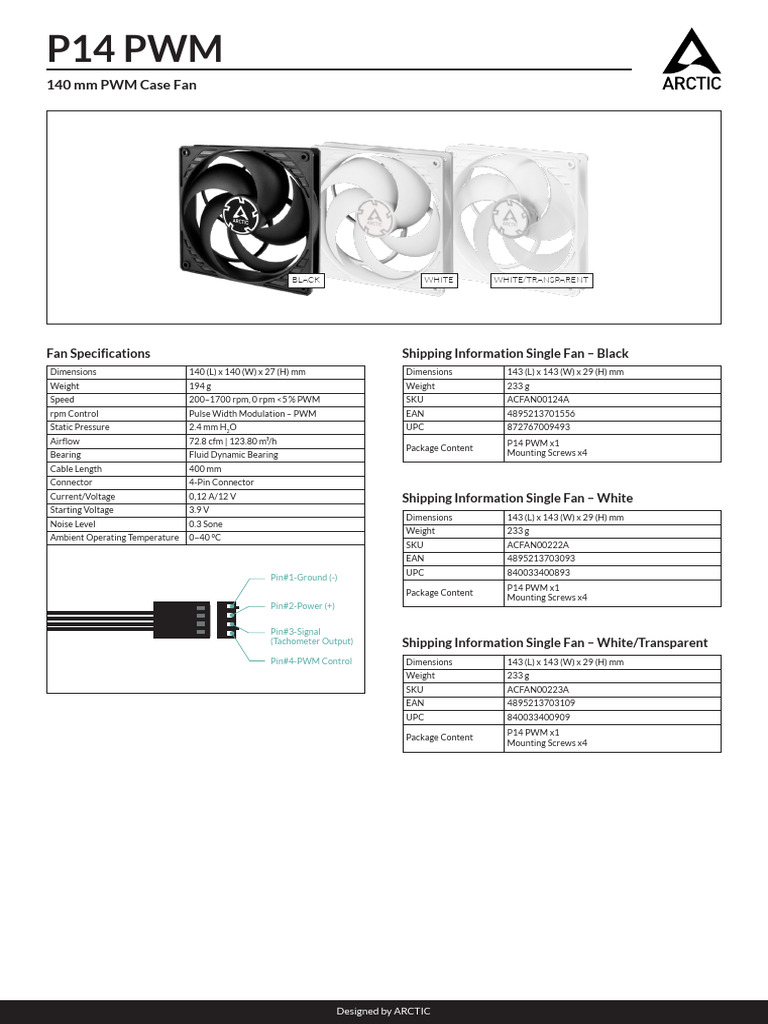 Spec Sheet P14 PWM EN | PDF | Vehicles | Motor Vehicle