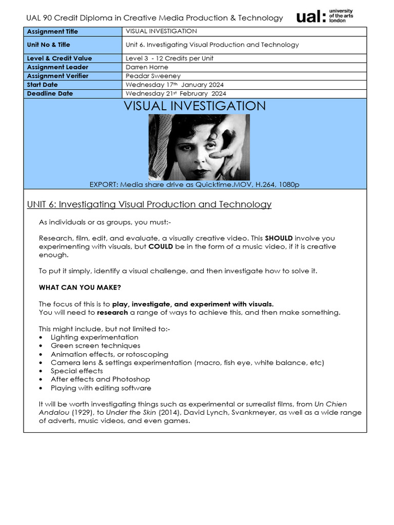 E Visual Brief | PDF | Games & Activities