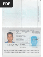 Passport Front Page | PDF