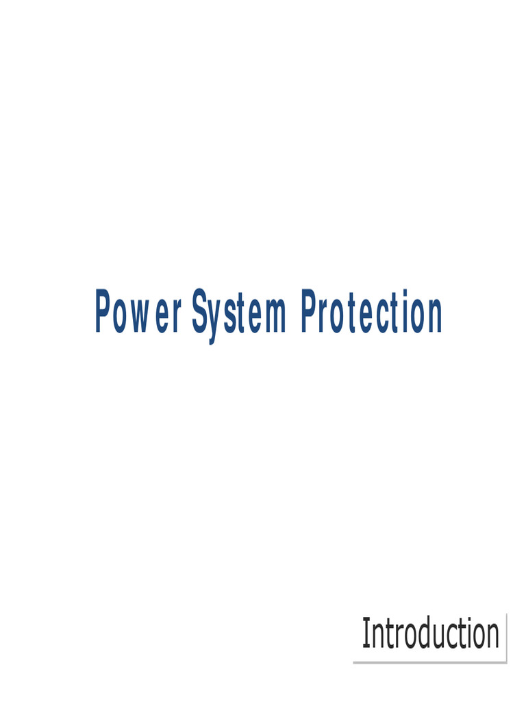 Fundamentals of Power System Protection | PDF | Relay | Electronics