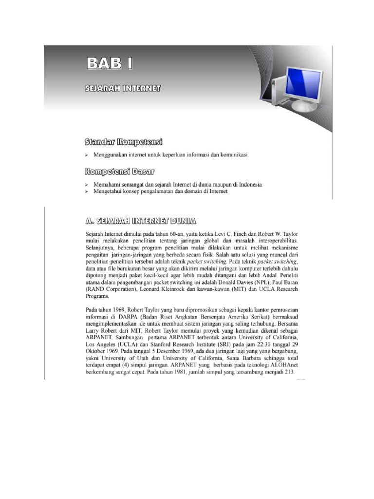 Sejarah Internet Di Dunia Pdf