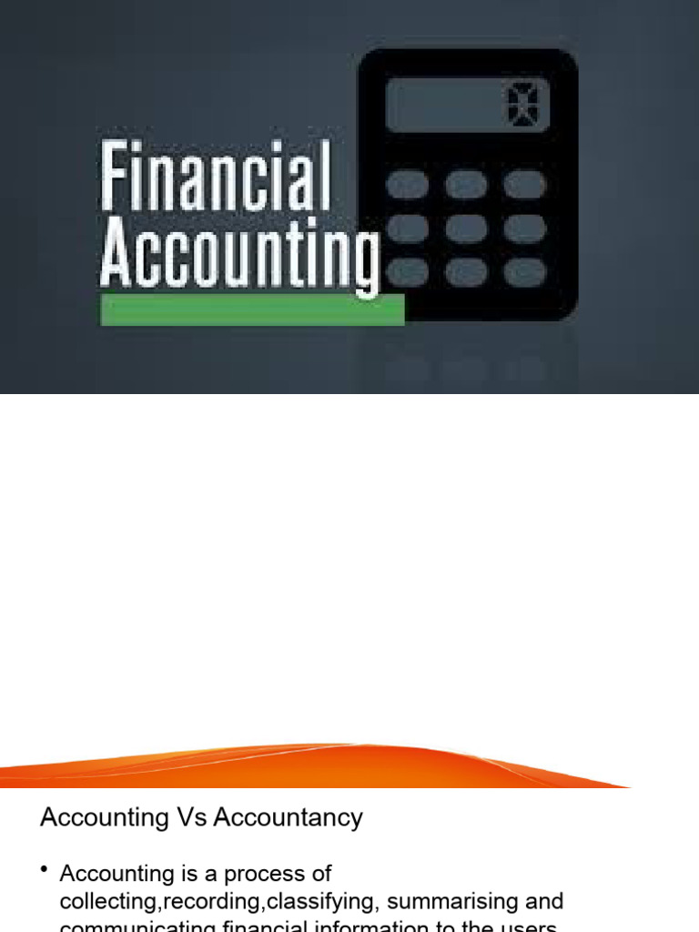 Accounting vs Accountancy Explained | PDF | Debits And Credits | Accounting
