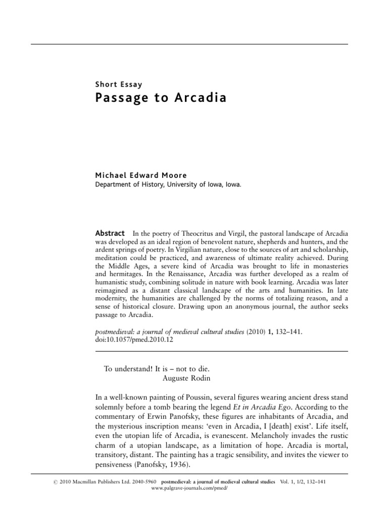 Moore-Passage To Arcadia | PDF | Christian Monasticism