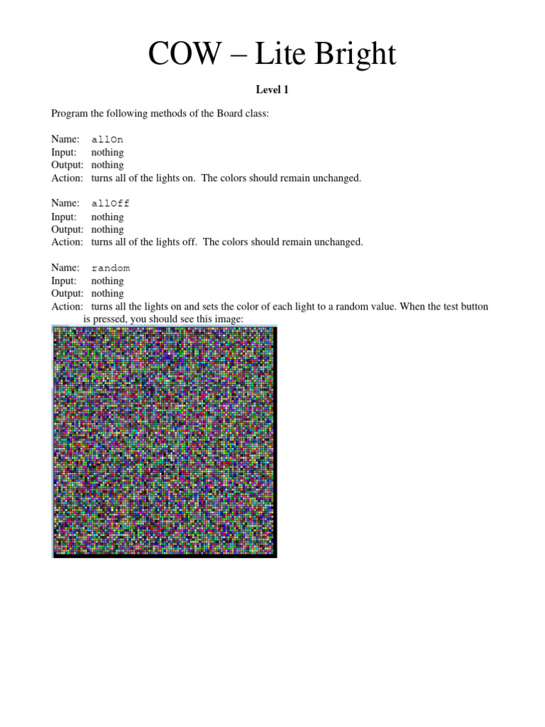 COW - Light Bright | PDF | Color | Vision