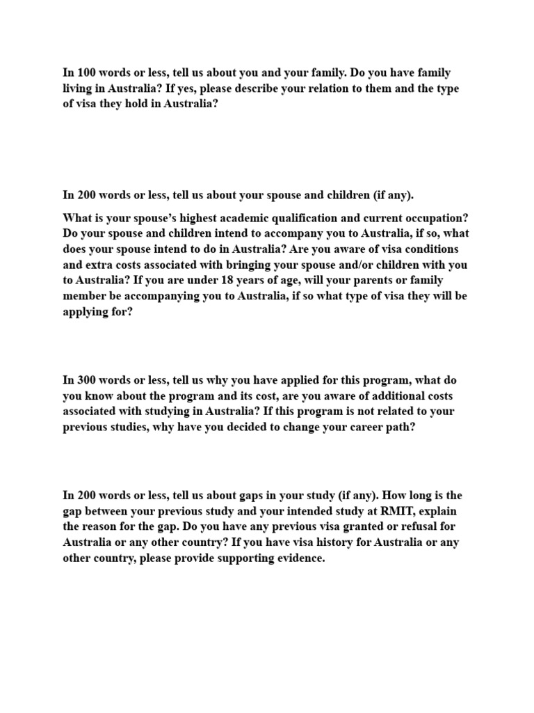 Rmit - Gte Form | PDF | Career & Growth