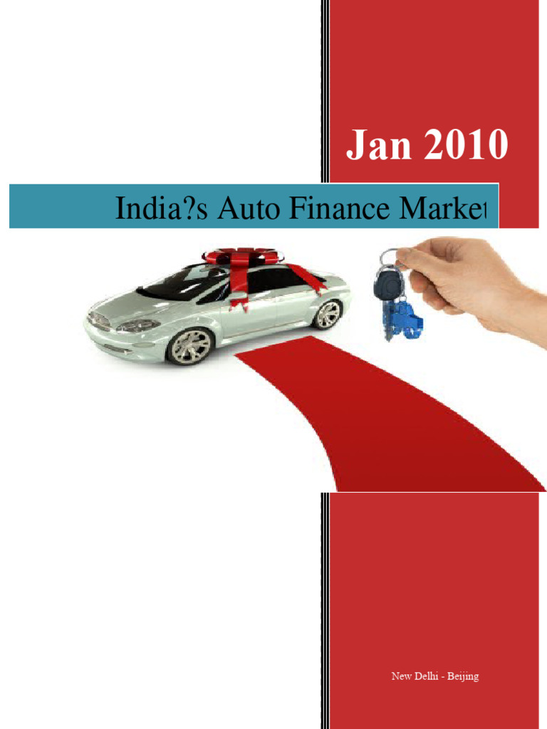 India's Auto Finance Market - 10 (1) .01.10 | PDF | Securitization | Car