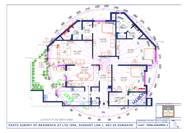 3 Layout Plan With Grid | Download Free PDF | Home | Buildings And ...