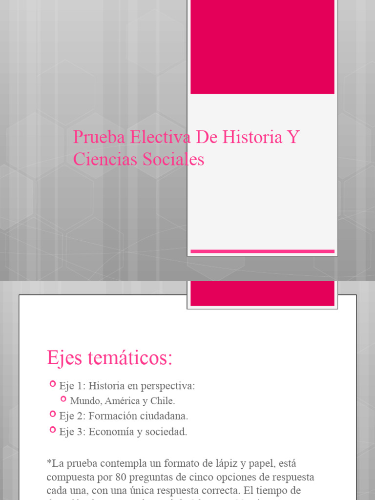 Prueba Electiva de Historia Y Ciencias Sociales | PDF | República | revolución Francesa