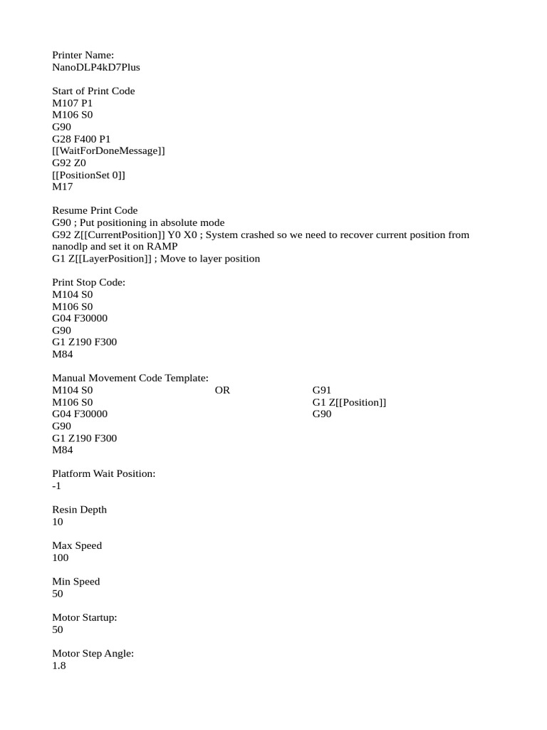 GCode Settings and RAMPS | PDF